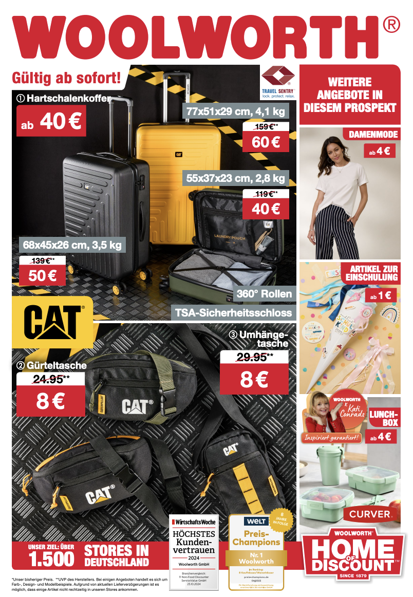 Woolworth – Entdecke aktuellste Woolworth Wochenprospekte