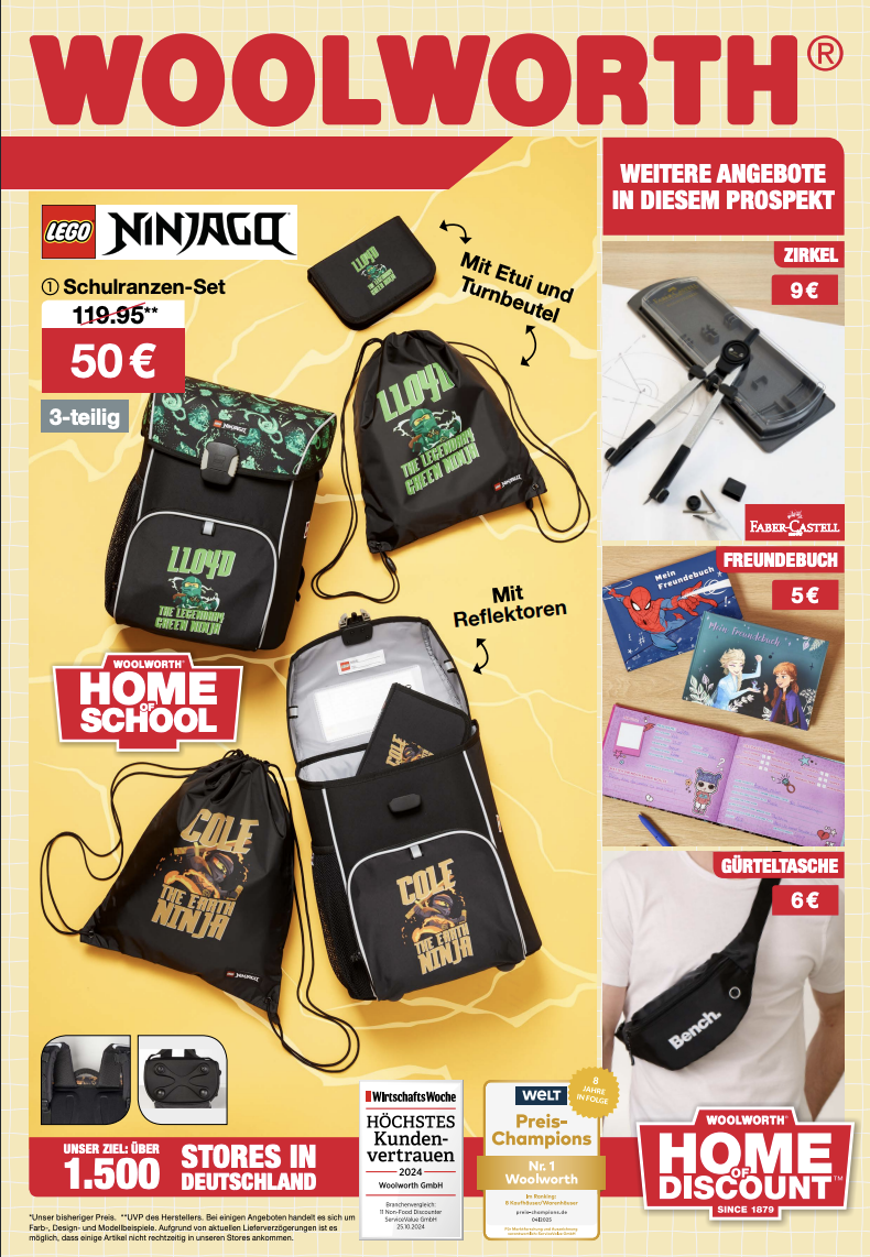 Woolworth – Entdecke aktuellste Woolworth Wochenprospekte